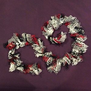 Accessories | Soft Multicolor Loose Knit Boa Style Scarf | Poshmark